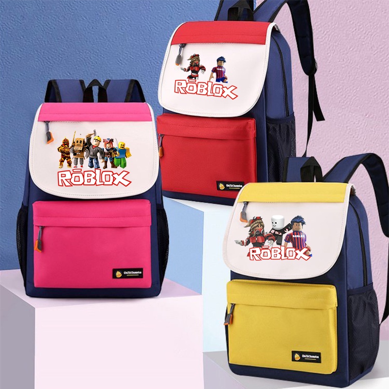 Roblox Backpack Shoulder Bag School Bag for Teenage Boy Girl Children ...