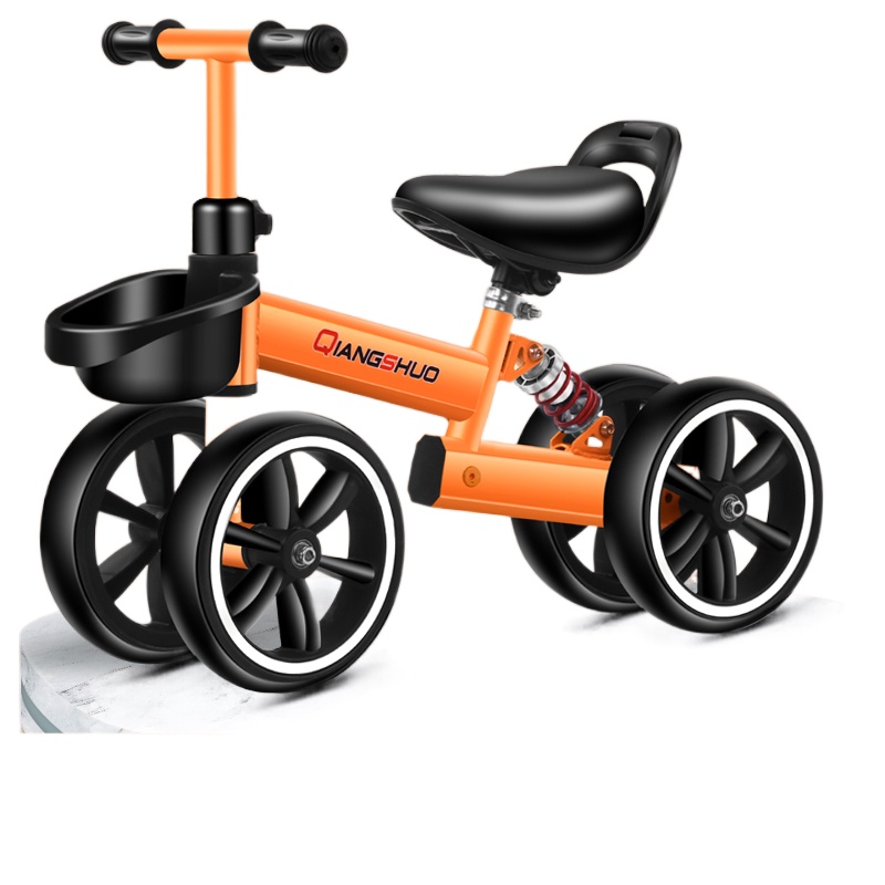 Balance car children without pedals 1-2-3 years old 6 baby four-wheel ...