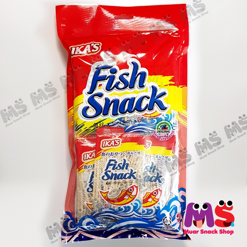 IKA's Fish Snack (Strip) / Snek Ikan / 鱼丝 (40packs x 5g) | Shopee ...