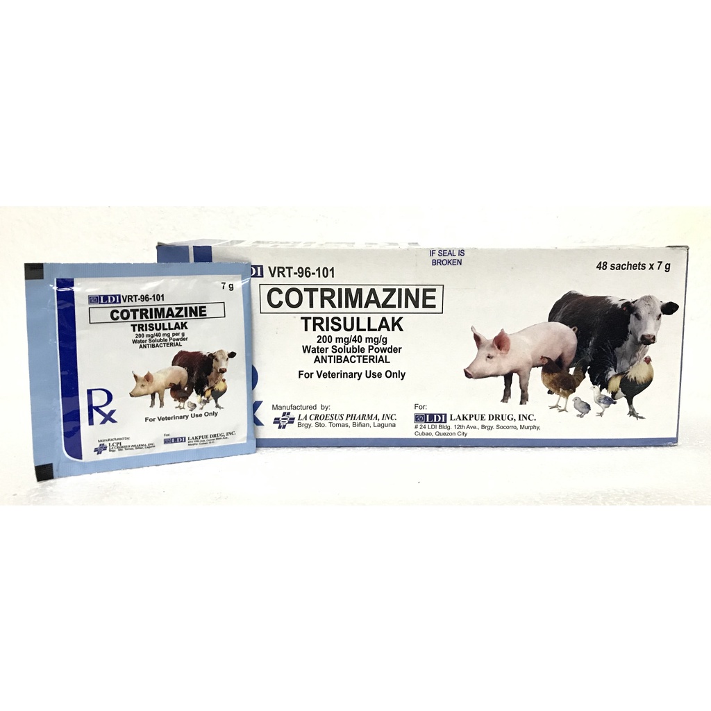 TRISULLAK 7G WATER SOLUBLE POWDER - ANTIBACTERIAL (Sold per sachet ...