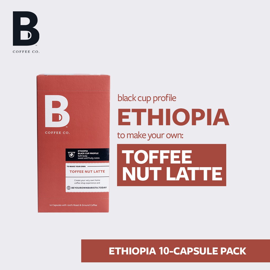 B Coffee Co Ethiopia - Toffee Nut Latte (10 Capsules) | Shopee Philippines