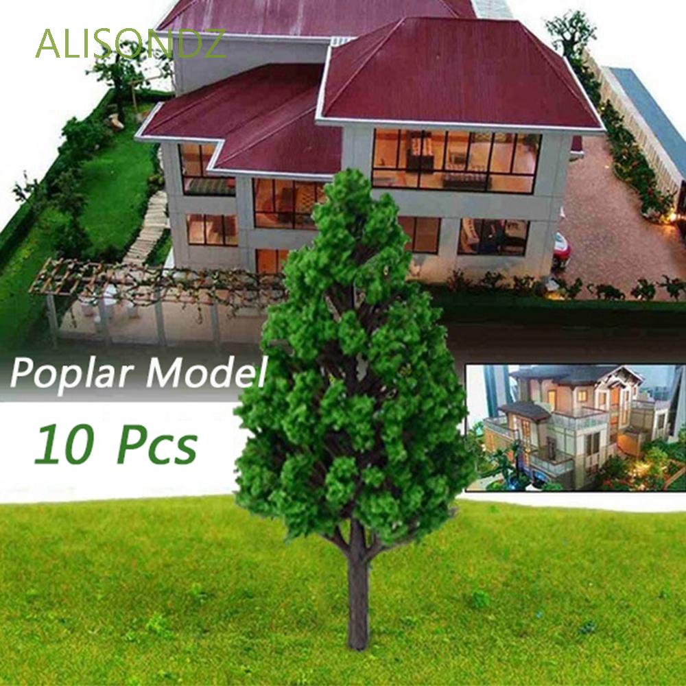 ALISONDZ 10pcs Model Trees Toys Miniatures Trees Architectural ...