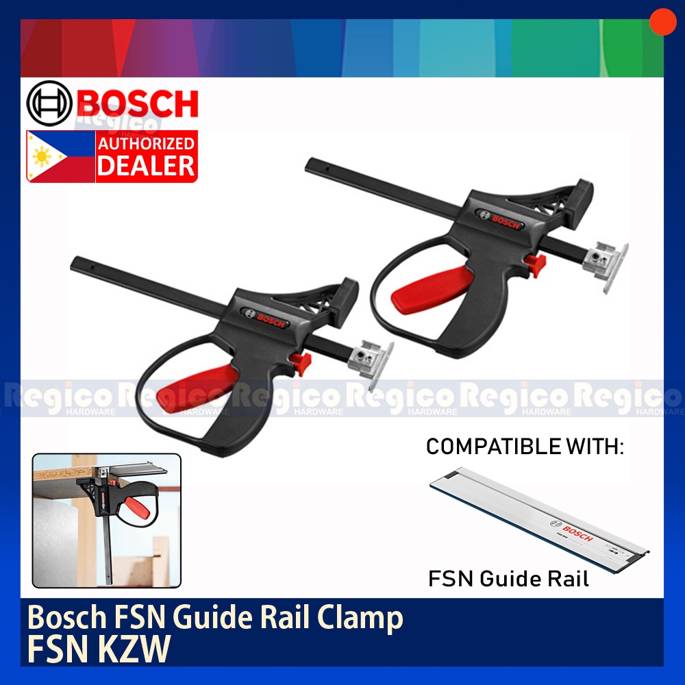 Bosch FSN Guide Rail Clamp FSN KZW Bosch Accessories Regico Hardware ...