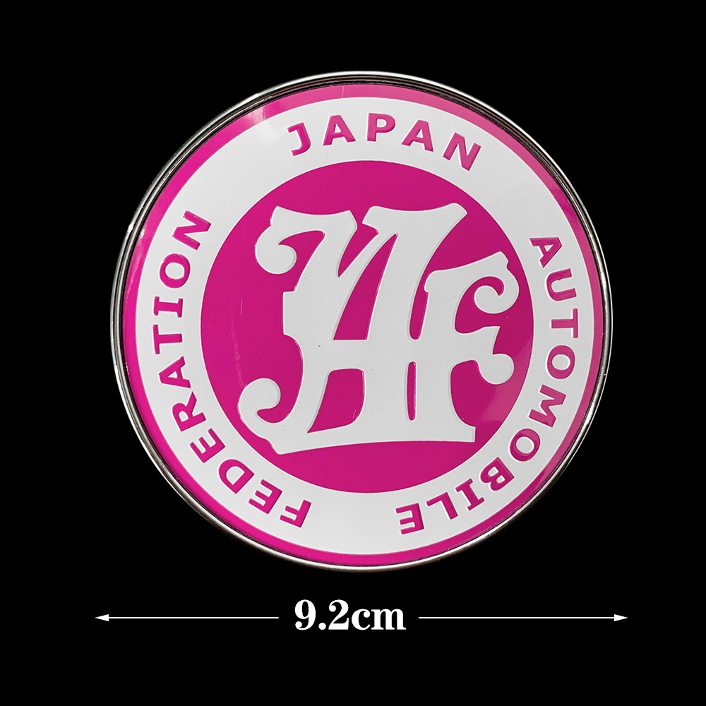 JAF Emblems 3D Metal Material Japan Automobile Federation JDM Car Trunk ...