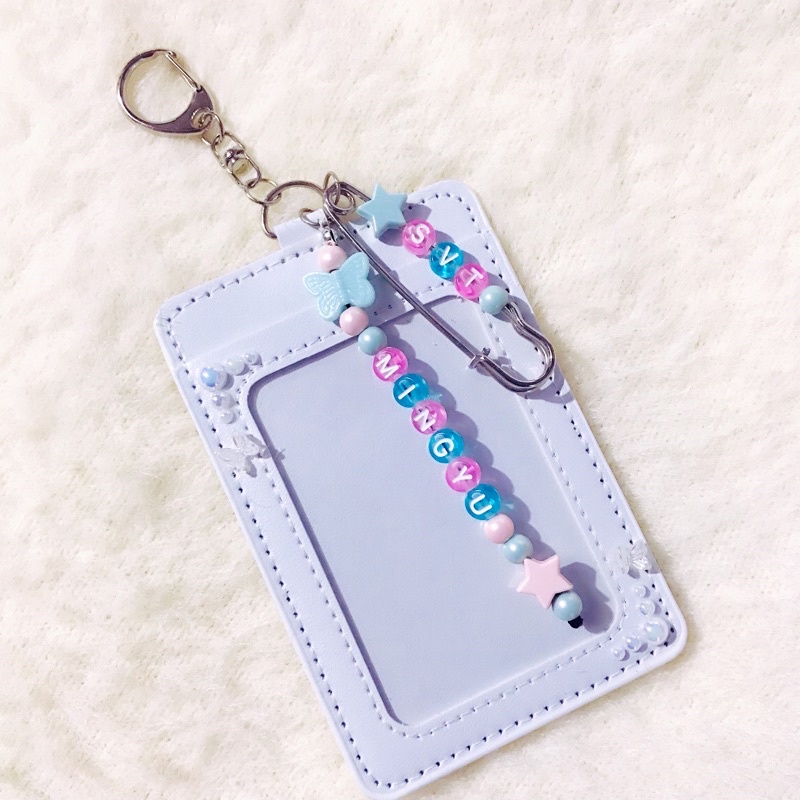 CUSTOMIZED KPOP DECORATED PHOTOCARD HOLDER [PLS READ THE DESCRIPTION ...