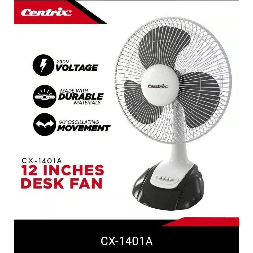 Table fan 12 inch 16 inch original fan 1401D 1633A | Shopee Philippines