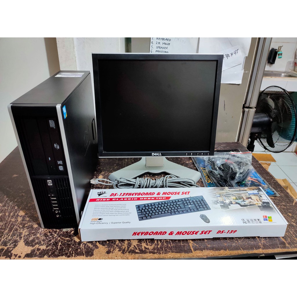 Hp Computer Set Core i5 4GB 250GB 19INCH | Shopee Philippines