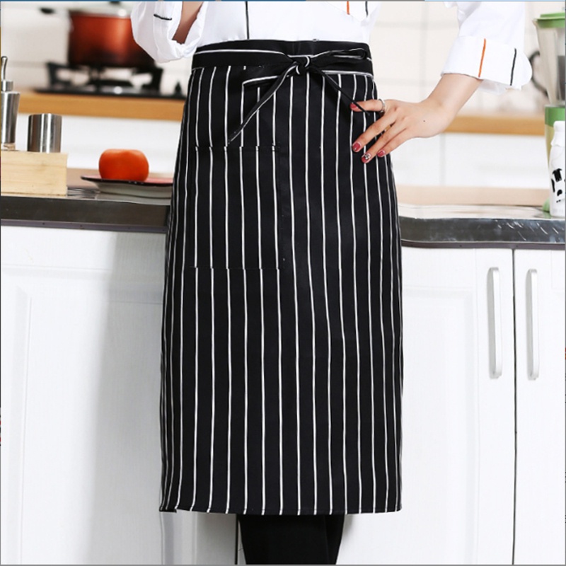 Ready Stock Chef Apron Half Apron Hotel Chef Apron Cafe Cooking Western ...