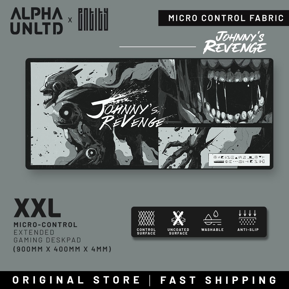 Alpha Unltd |"Johnny's Revenge" XXL| Micro-Control Gaming Mousepad ...