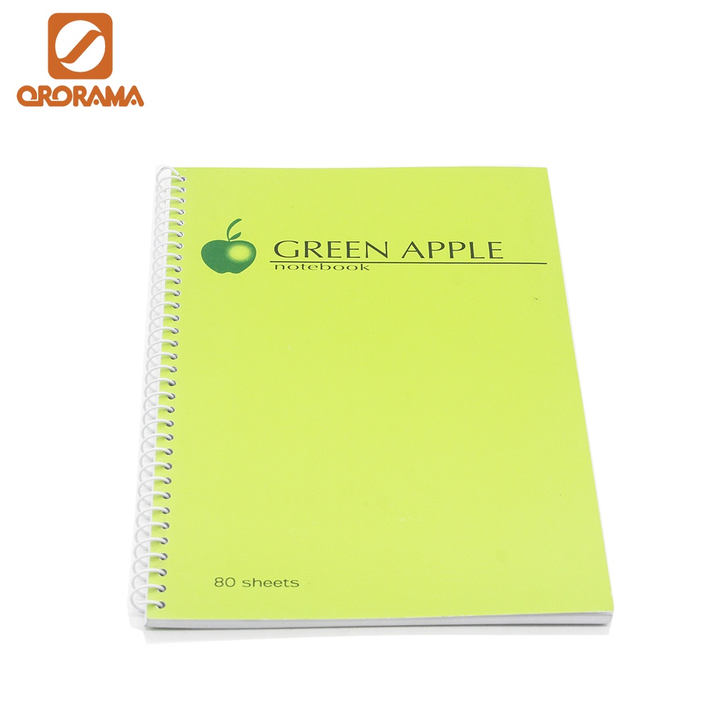 Green Apple High Quality Spiral Notebook 80 Leaves 6 Inches X 8.6 ...