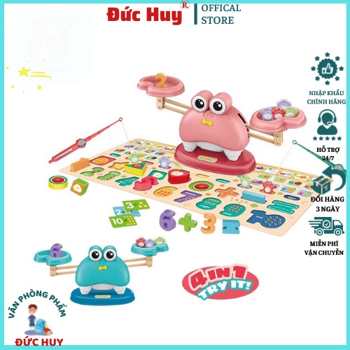 4in1 mathematical balance crab toy helps children develop thinking - DUC HUY STORE | Shopee ...
