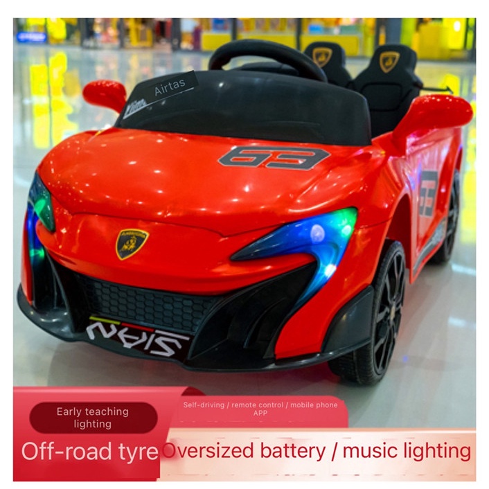 Children's electric car for kids can sit Ride on Rechargeable car for ...