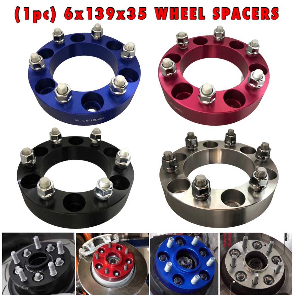 LD (1pc) 6x139x35mm Universal Car Steel Wheel Spacer (GOOD QUALITY ...