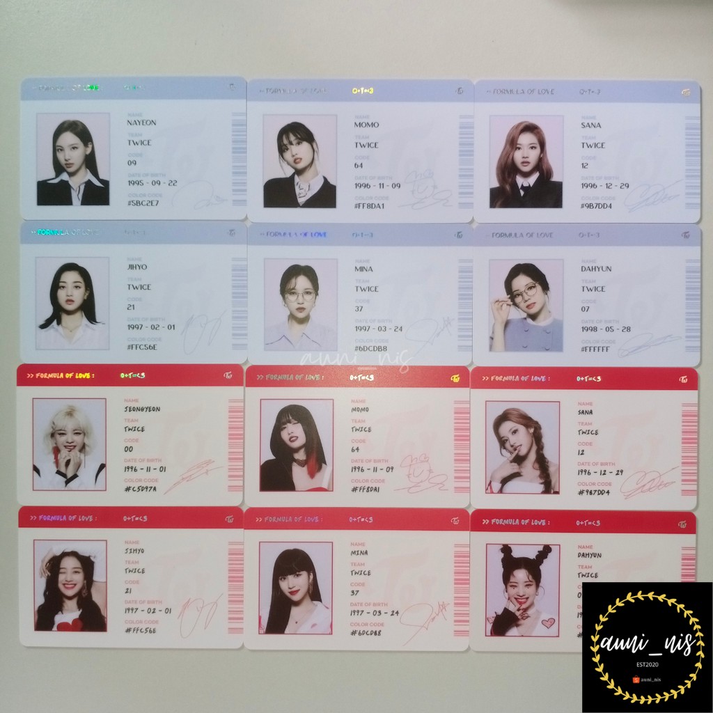 TWICE 3rd Full Album Formula of Love: O+T=