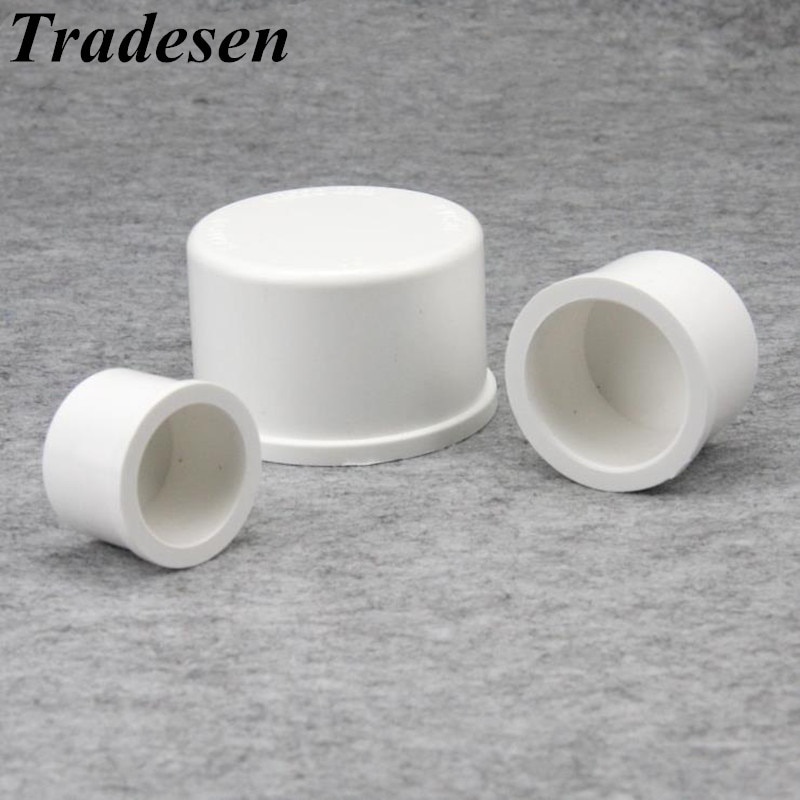 1pcs I.D 20~ 50mm Water Supply Pipe PVC End Cap Connector Garden ...