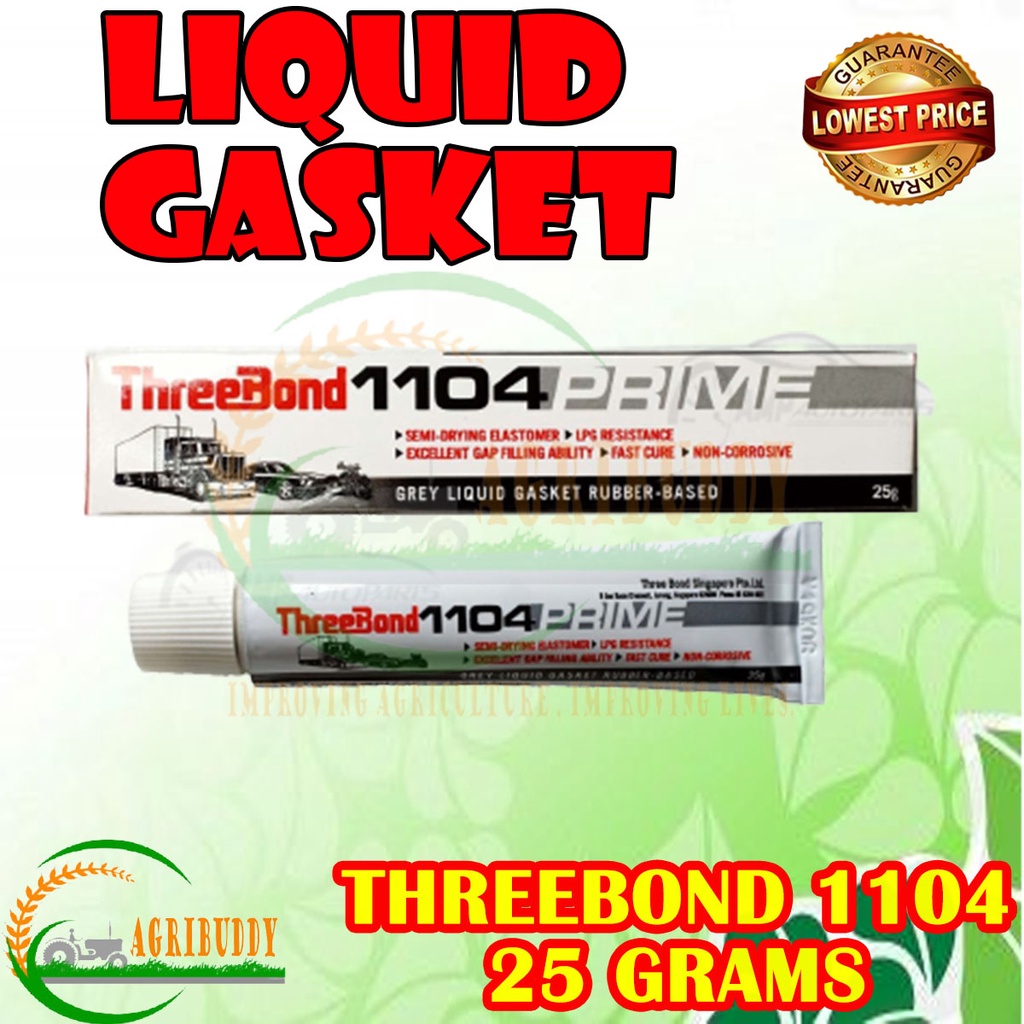 Liquid Gasket Rubber Based Rubberized Gasket Maker ThreeBond Grey 25g ...