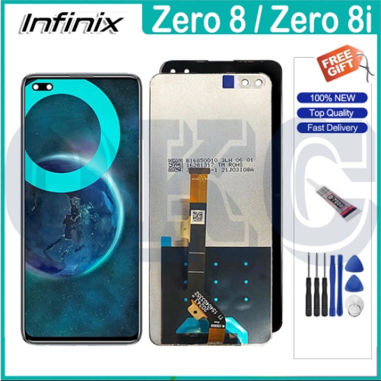 Original For Infinix Zero 8 X687 LCD Display Touch Screen Digitizer ...