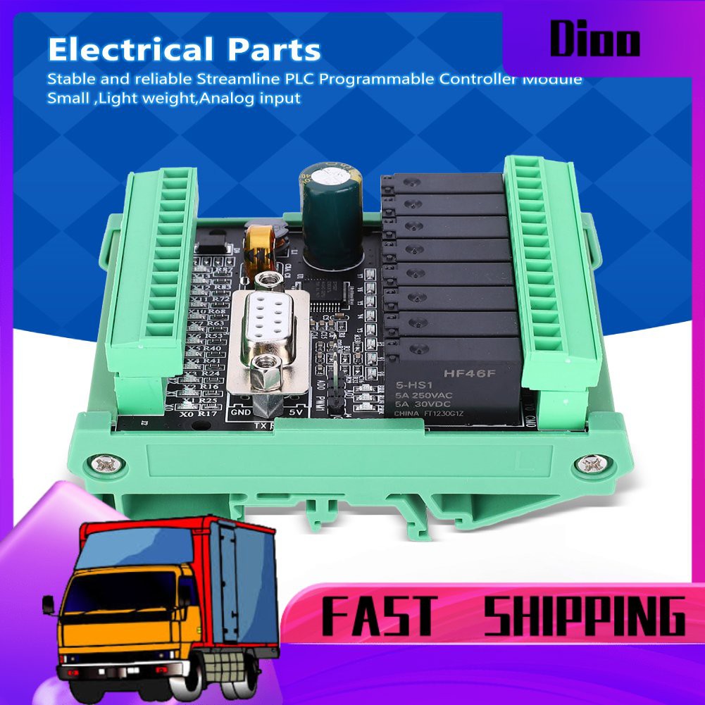 Dioo Programmable Logic Controller FX2N-20MR-232 W Industrial Control Accessory PLC | Shopee ...