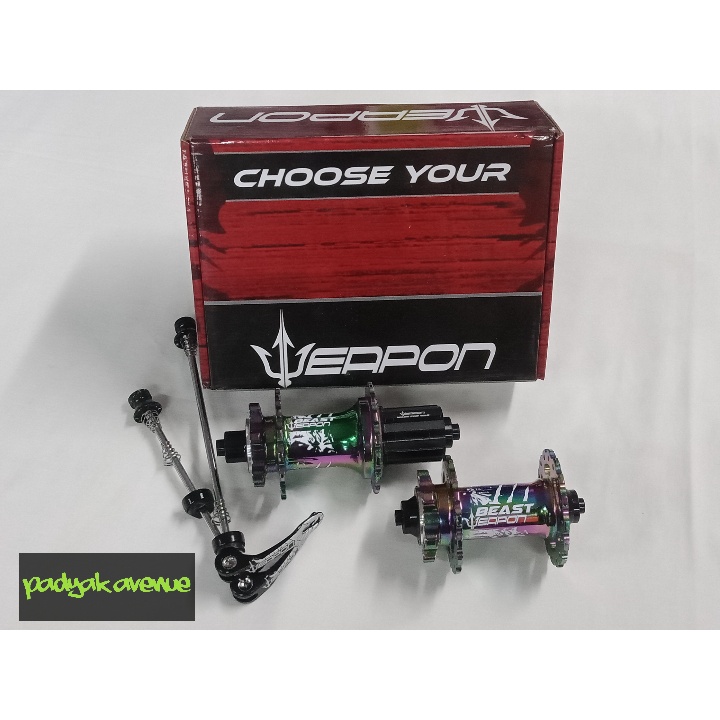 Weapon Beast 5 Pawls 32 Holes Oil Slick Hub | Shopee Philippines
