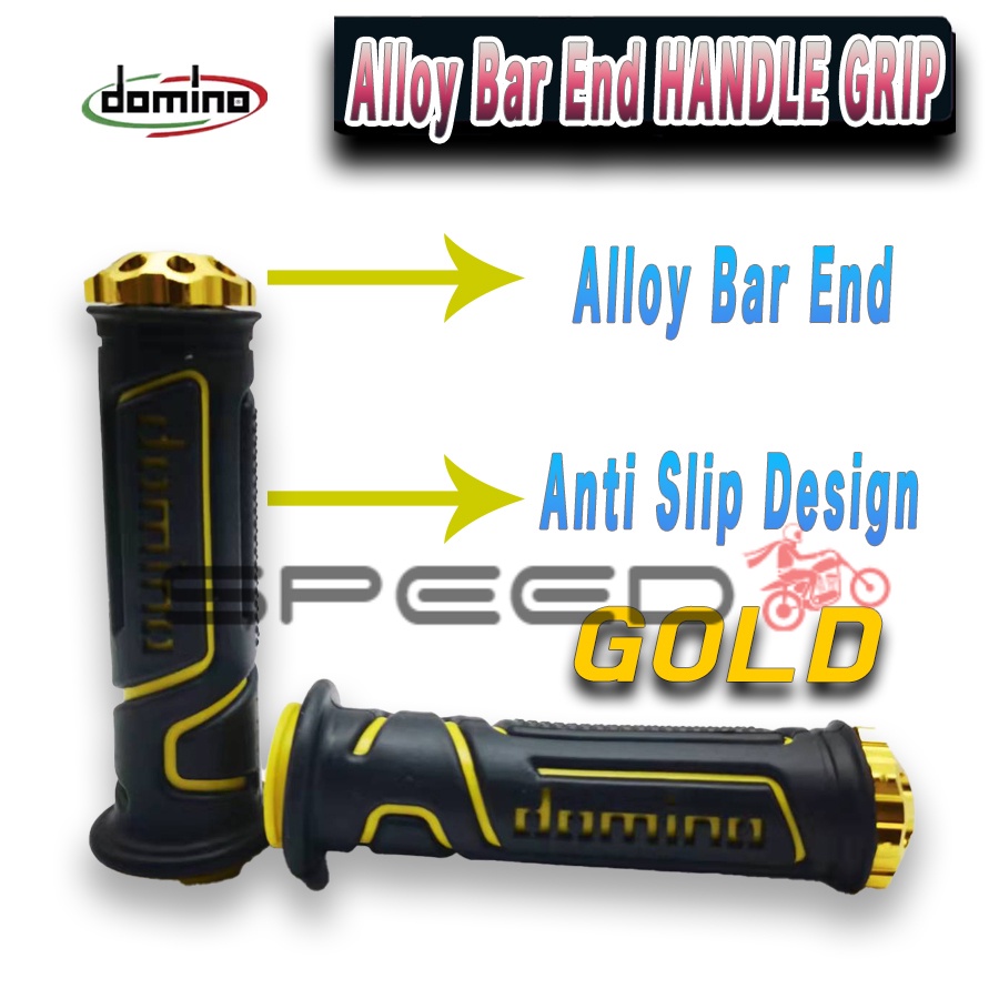 SP Domino Handle Grip Smooth Rubber With Alloy Bar End High Quality A ...