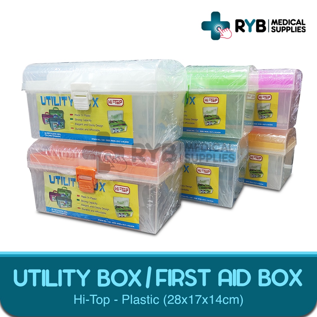 Hi-Top First Aid Box / Tackle Box / Utility Box | Shopee Philippines