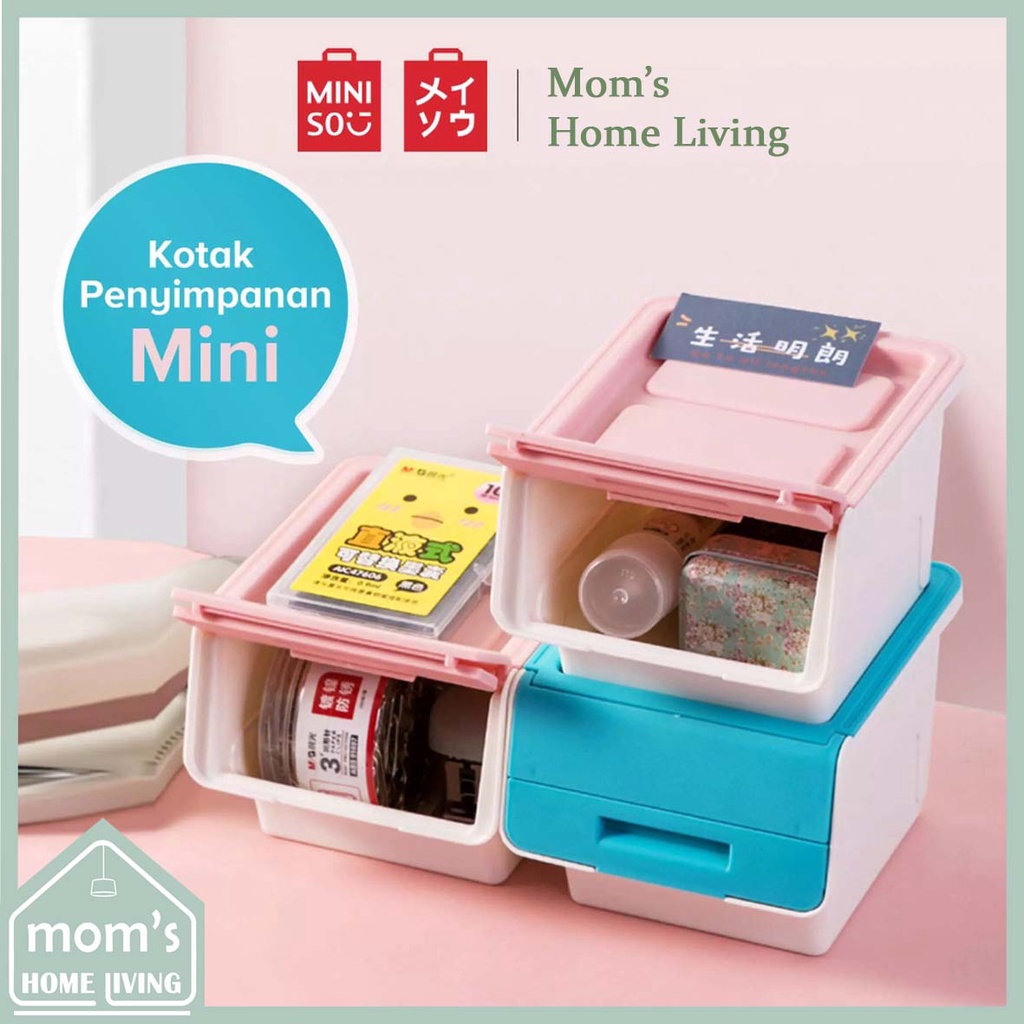 Miniso Storage Box with Lid Storage Box with Lid Cosmetic Box Candy Bin ...