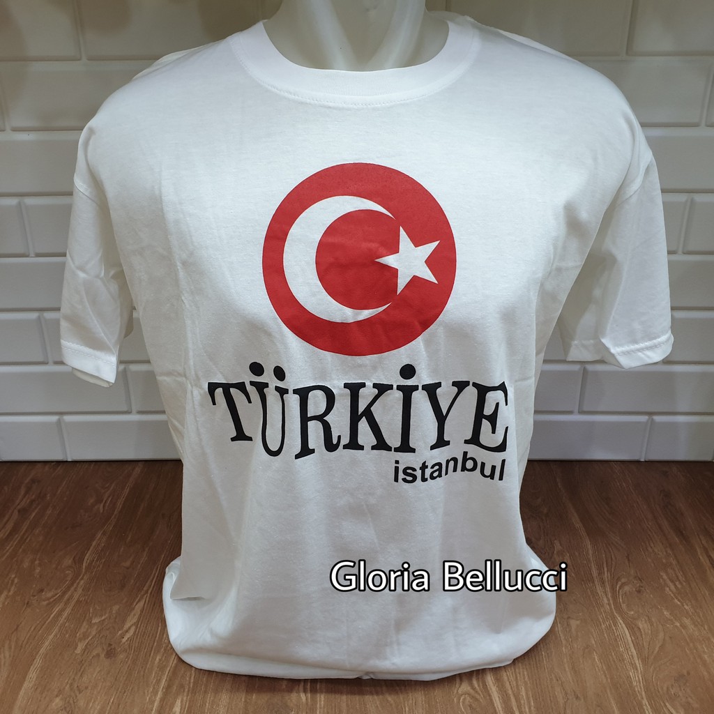 Turkey souvenir T-Shirt By 2 istanbul turkey turkiye Clothes | Shopee ...