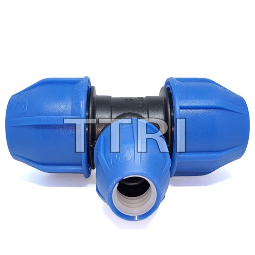 PE COMPRESSION FITTINGS PN16 TEE REDUCER (3/4" x 1/2 ) | Shopee Philippines