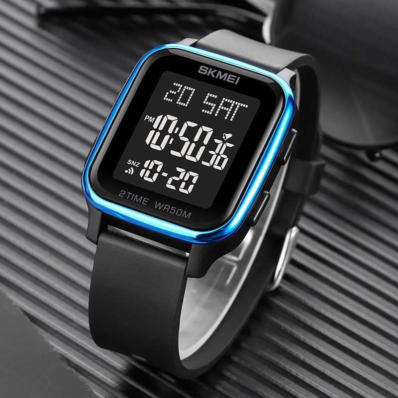 SKMEI Original Brand Digital Men Watch Chronograph Luminous Date Alarm ...