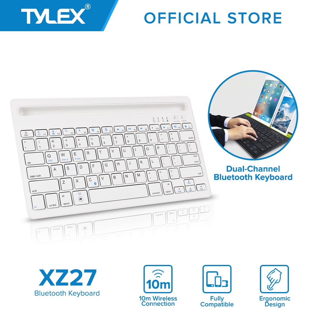 Tylex XZ27 Multi-Platform Bluetooth Keyboard Intelligent Energy Saving ...