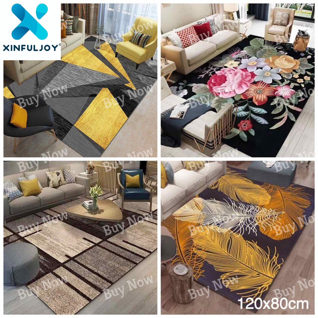 ( 80cm x 120cm) Carpet Non-slip Mat Floor Rugs Modern Style Home Decor ...