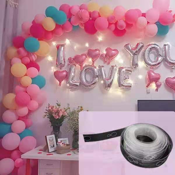 5 meters long DIY irregular Balloon chain Party decoration balloon link ...