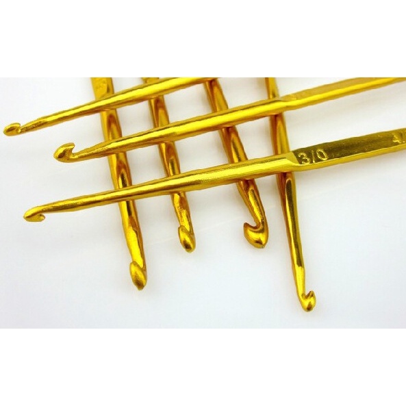 Aluminium Crochet Hook Double Head Double Size Jarum Kait Dua Saiz ...