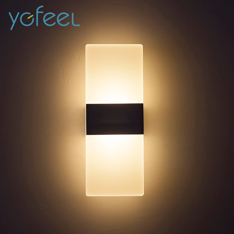 6W LED Wall Light Modern Bedroom Wall Lamp Reading Lighting Indoor ...