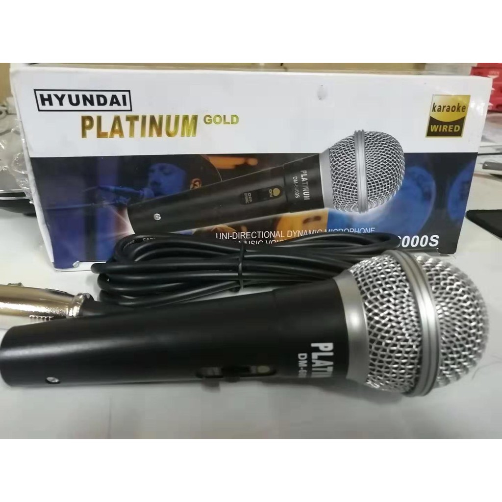 HYUNDAI PLATINUM MICROPHONE DM-6000S | Shopee Philippines