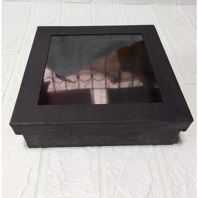 Grazing Box charcuterie window gitf costumize acetate top cover 12x12x3 ...