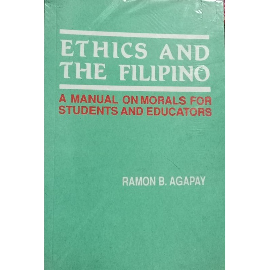 ETHICS AND THE FILIPINO(re print) | Shopee Philippines