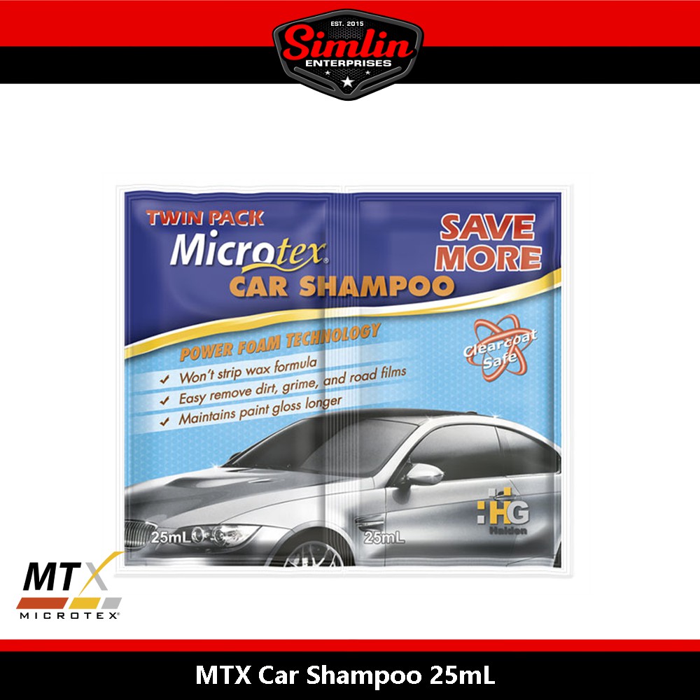 MTX Car Shampoo Twin Pack 50ml Microtex | Shopee Philippines