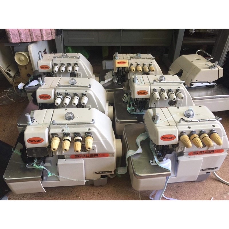 Edging sewing machine, Siruba overlock 4Threads Heavy duty, industrial ...