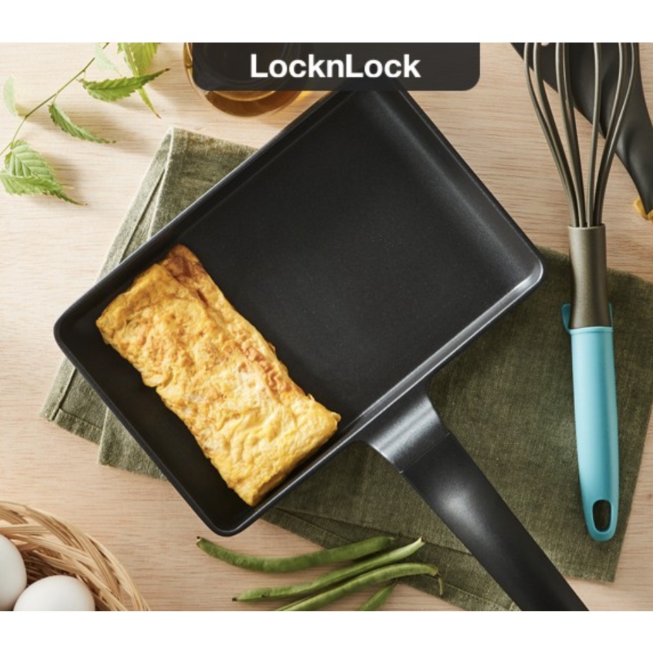 LocknLock Wide Eggroll Pan CCB009N, Lock&Lock, Lock and Lock ...