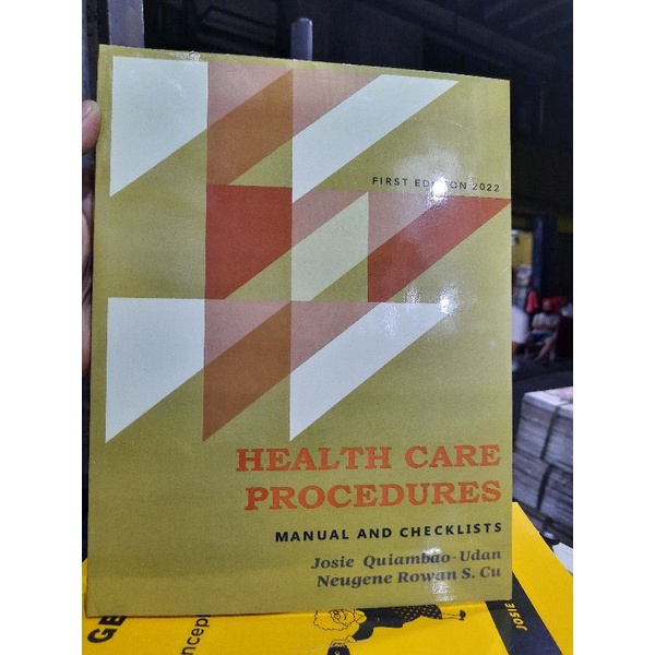 Health Care Procedure Manual and Checklist Udan 2022 | Shopee Philippines