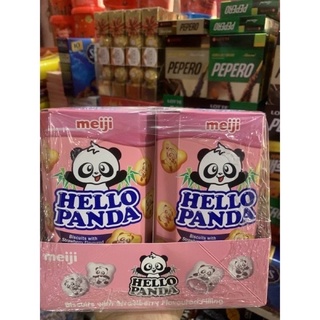 SALE‼️MEIJI HELLO PANDA CHOCOLATE FILLED BISCUITS 43g | Shopee Philippines