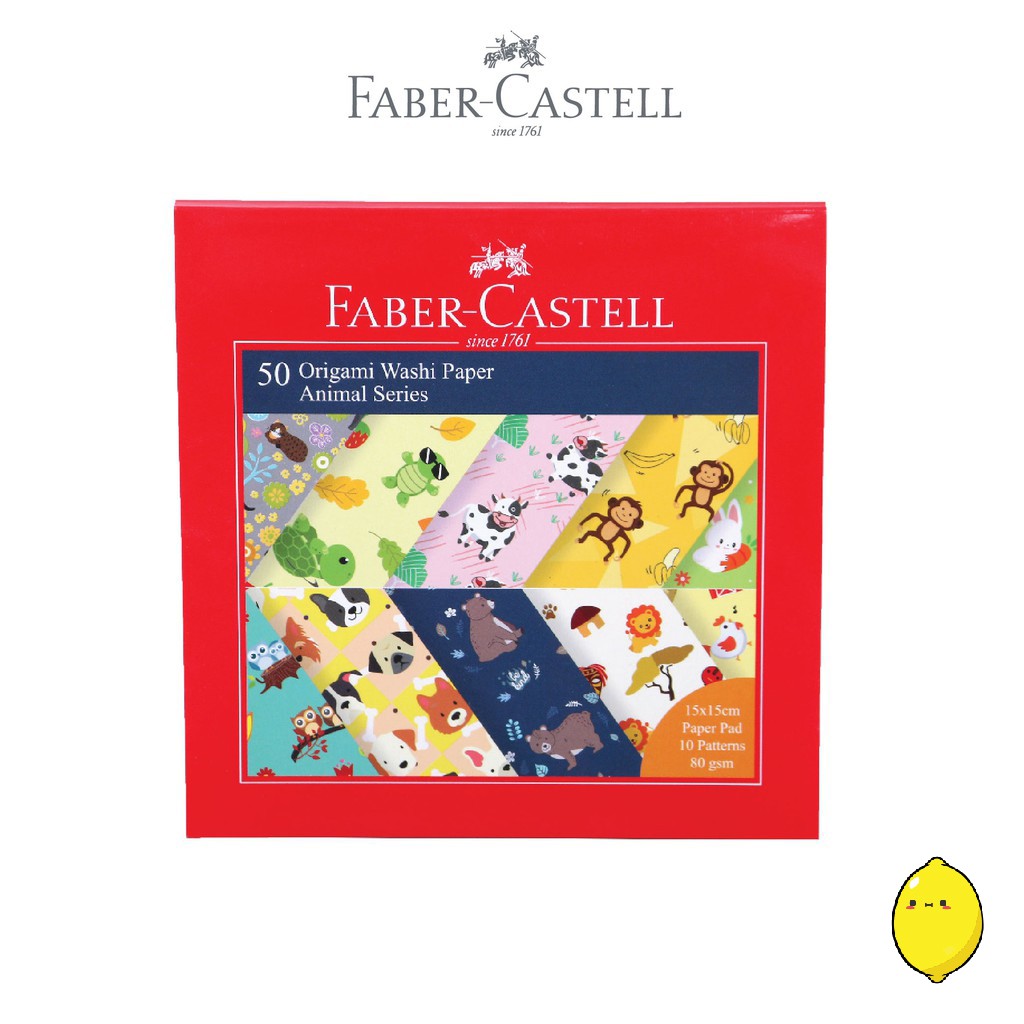 Faber Origami Washi Paper 15 x 15 Animal Series/ Animal Motif Folded ...