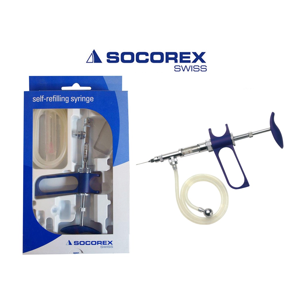 Original Socorex Swiss Brand Syringe 0.5mL Hose Tube Type Self ...