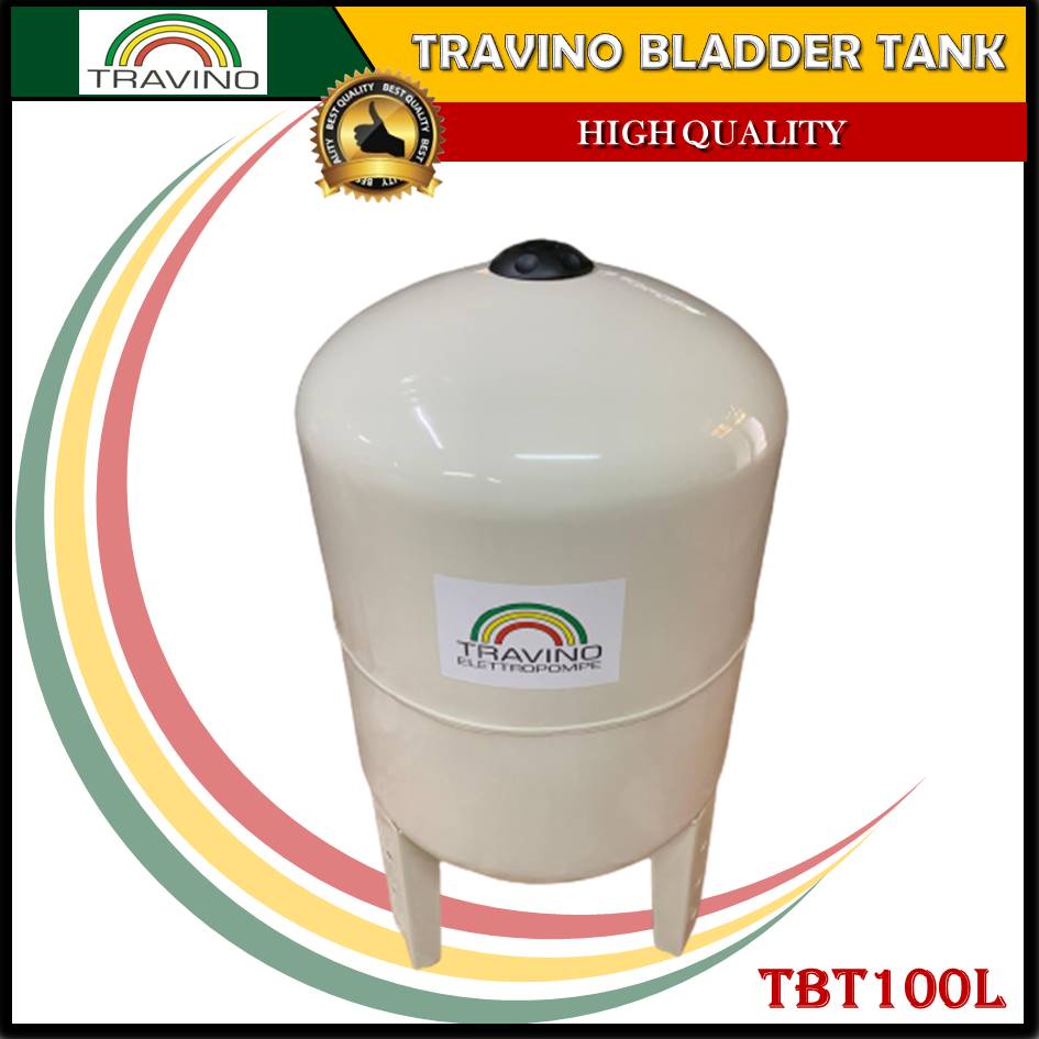 Travino Bladder Type Water Pressure Tank TBT100L 100 liters Vertical ...