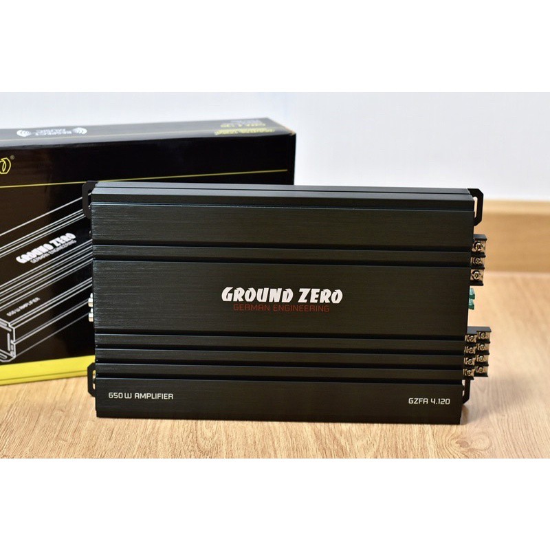 Ground ZERO Power Amplifier ClassAB / 4CH IX Drive in the middle-treble ...