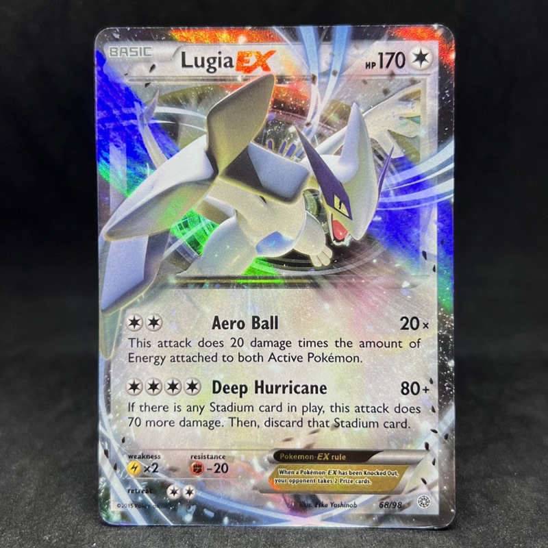 Pokemon TCG Lugia EX Ultra Rare 68/98 2015 XY Ancient Origins Trading ...