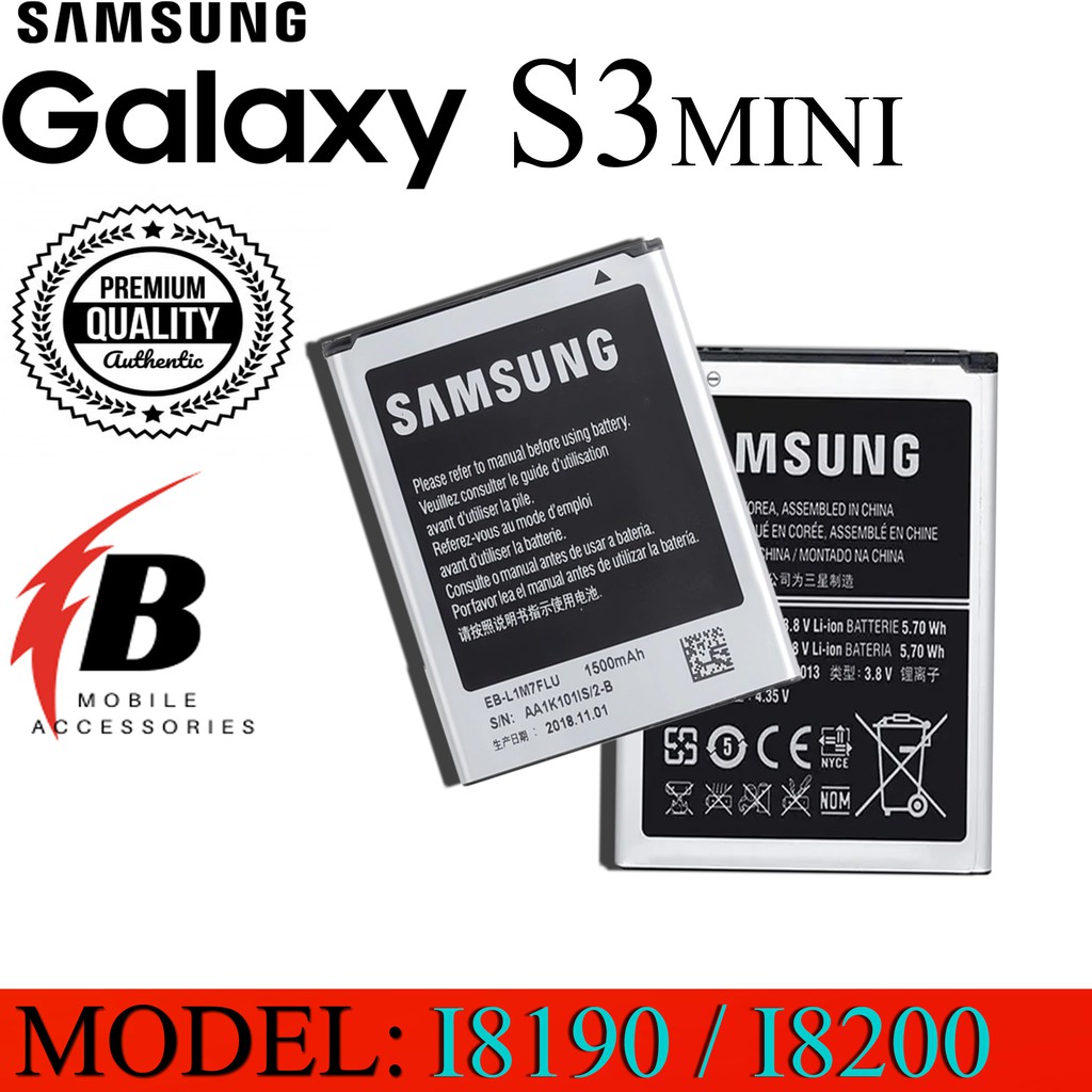 SAMSUNG Galaxy S3 mini Battery i8190 (OEM) | Shopee Philippines