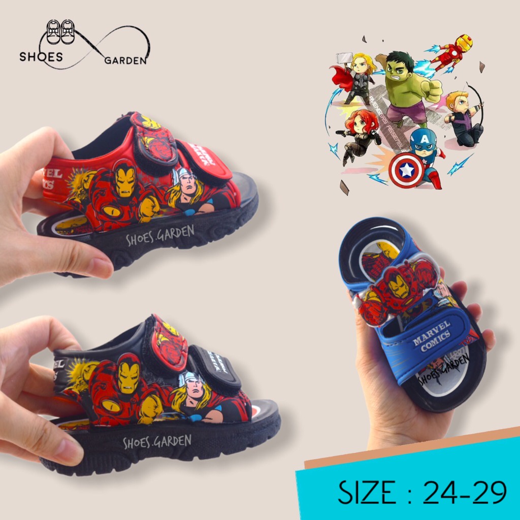 Marvel sandals, comfortable to wear, original copyright pattern ...