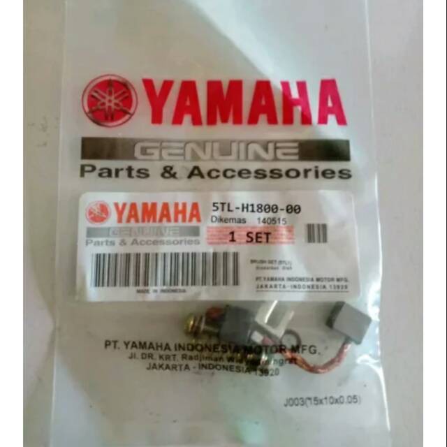 Yamaha Mio Series Cool Starter Brush Set 5TL-H1800-00 for Motor Parts ...